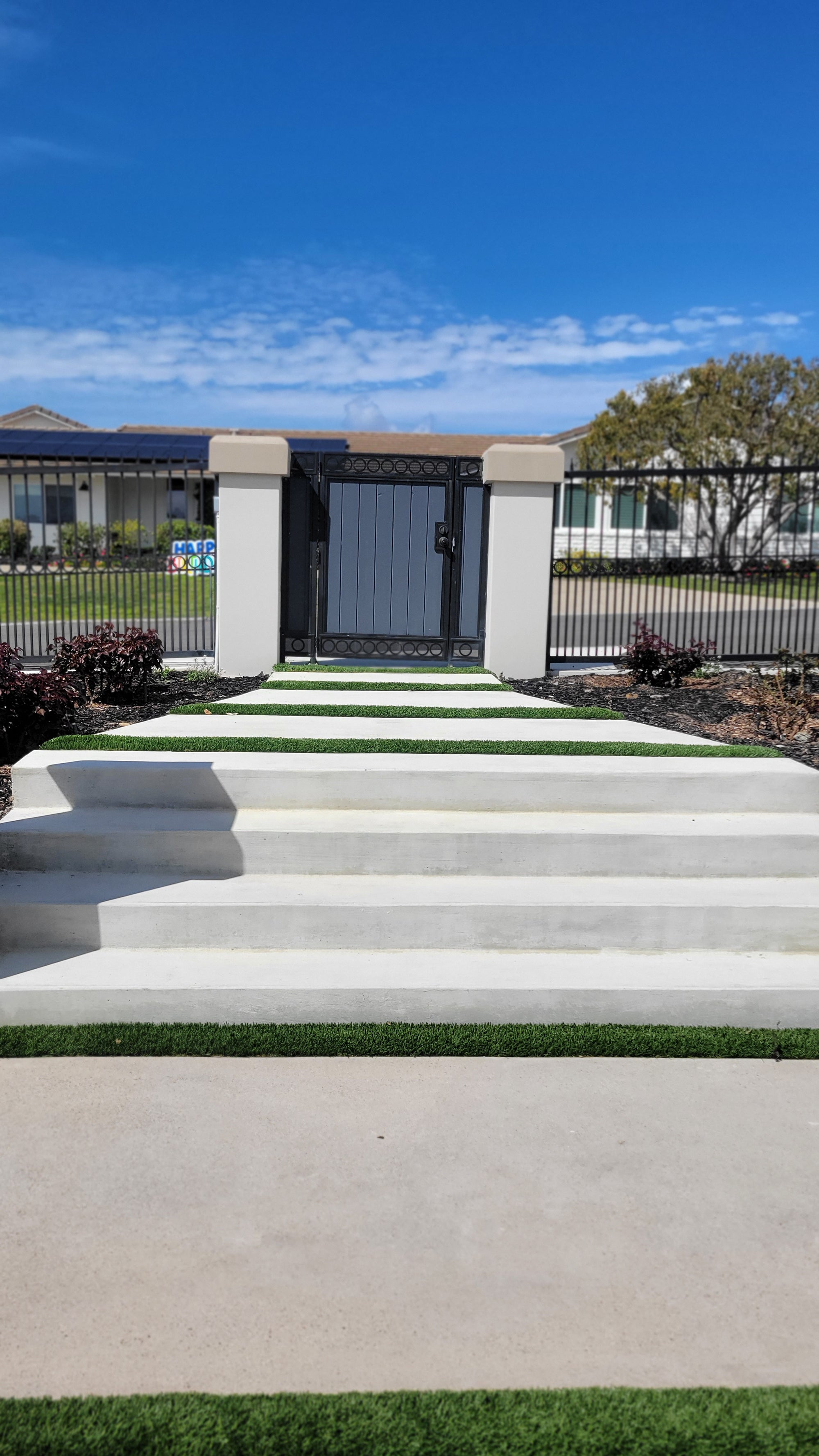 Concrete and Turf Driveway – ACE Capital Engineering